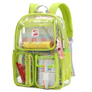 Small Clear Backpack Transparent PVC Security Security School Bag in ...