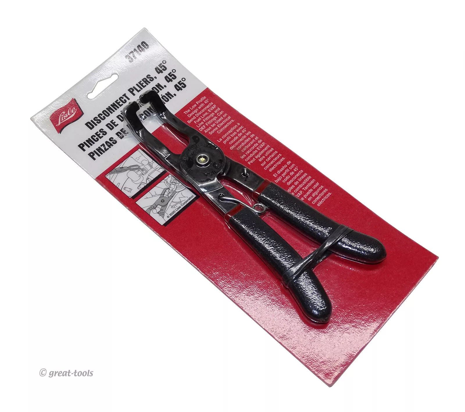 LISLE 45° DISCONNECT PLIERS – automotive tools – EVAP fittings – DEF ...