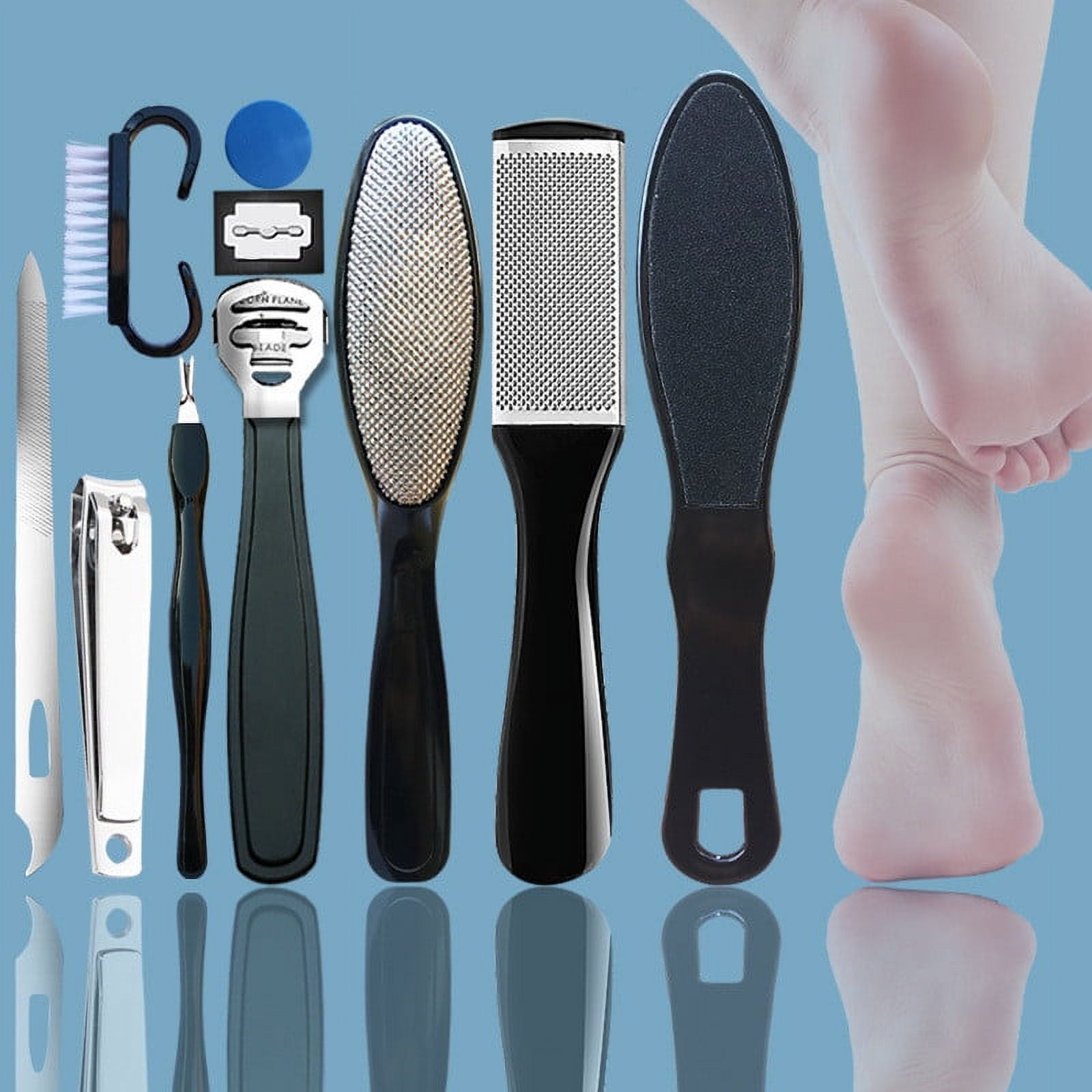 LISM Professional Foot Care Kit Pedicure Kit Foot File Dead Skin Remover Cleaning Kit - Walmart.com