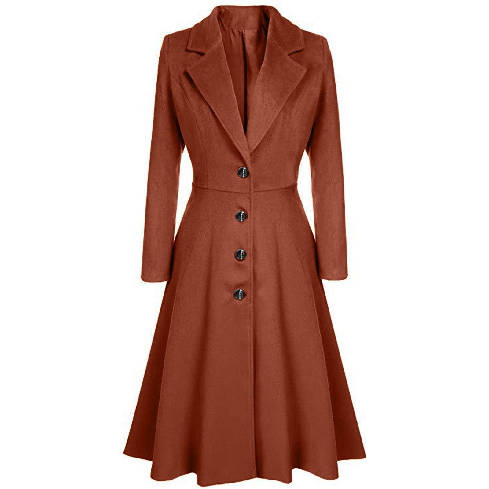 LISTHA 2024 Women's Fashion Trench Coat Notch Lapel Double Breasted ...