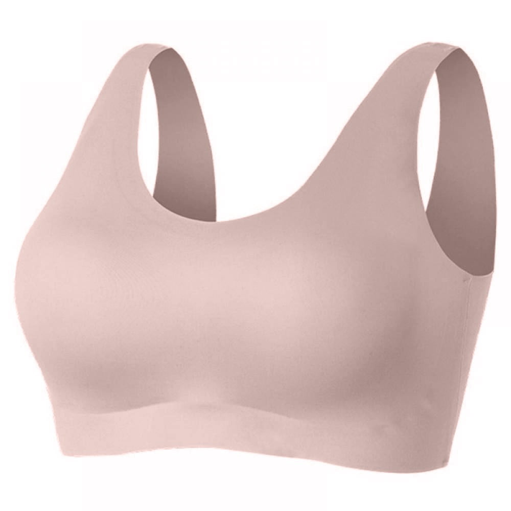 LISTHA Comfort Wireless Sleep Bras for Women, Seamless Invisiable Soft ...