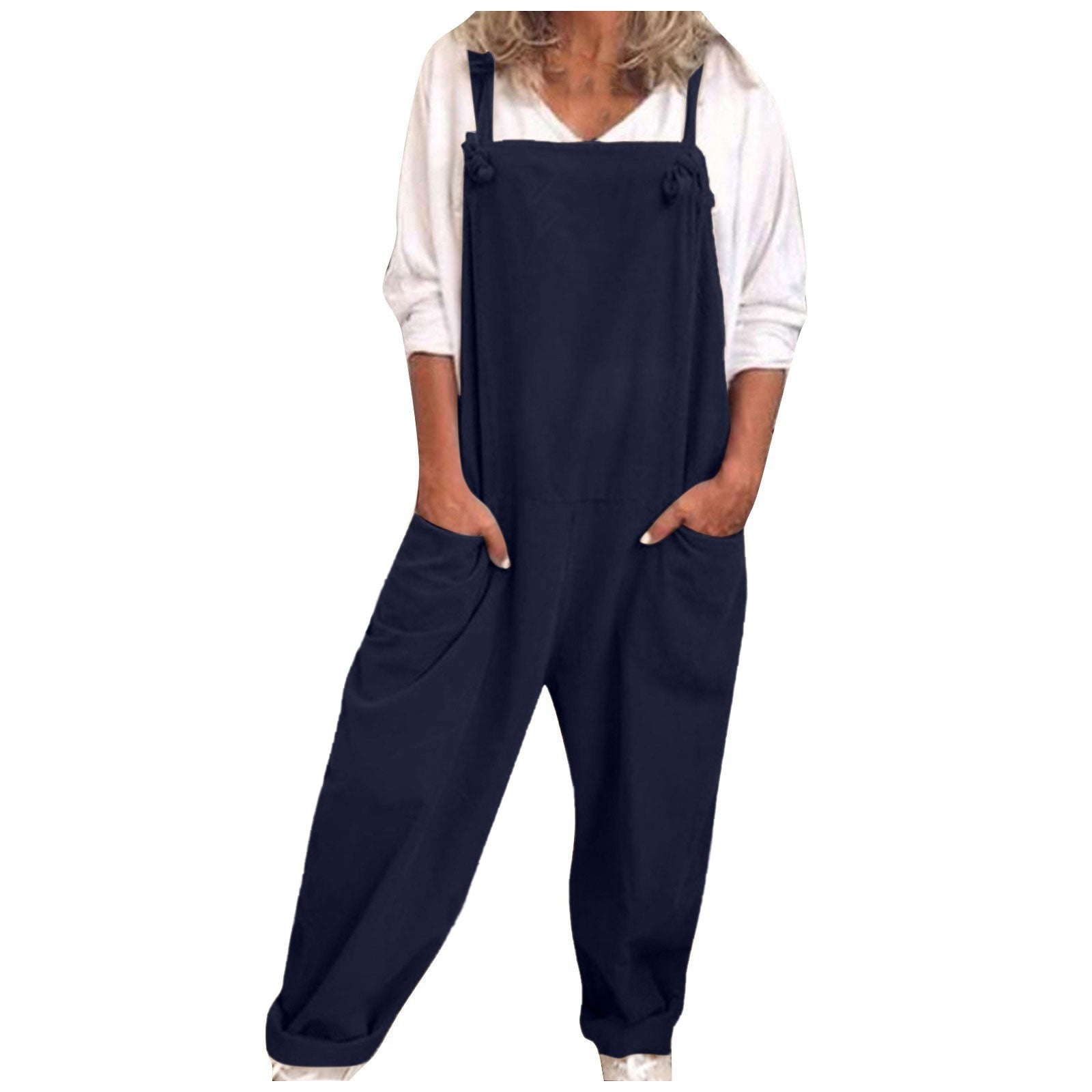 LISTHA Wide Leg Overalls for Women 2025 Baggy Summer Rompers Wide Leg ...
