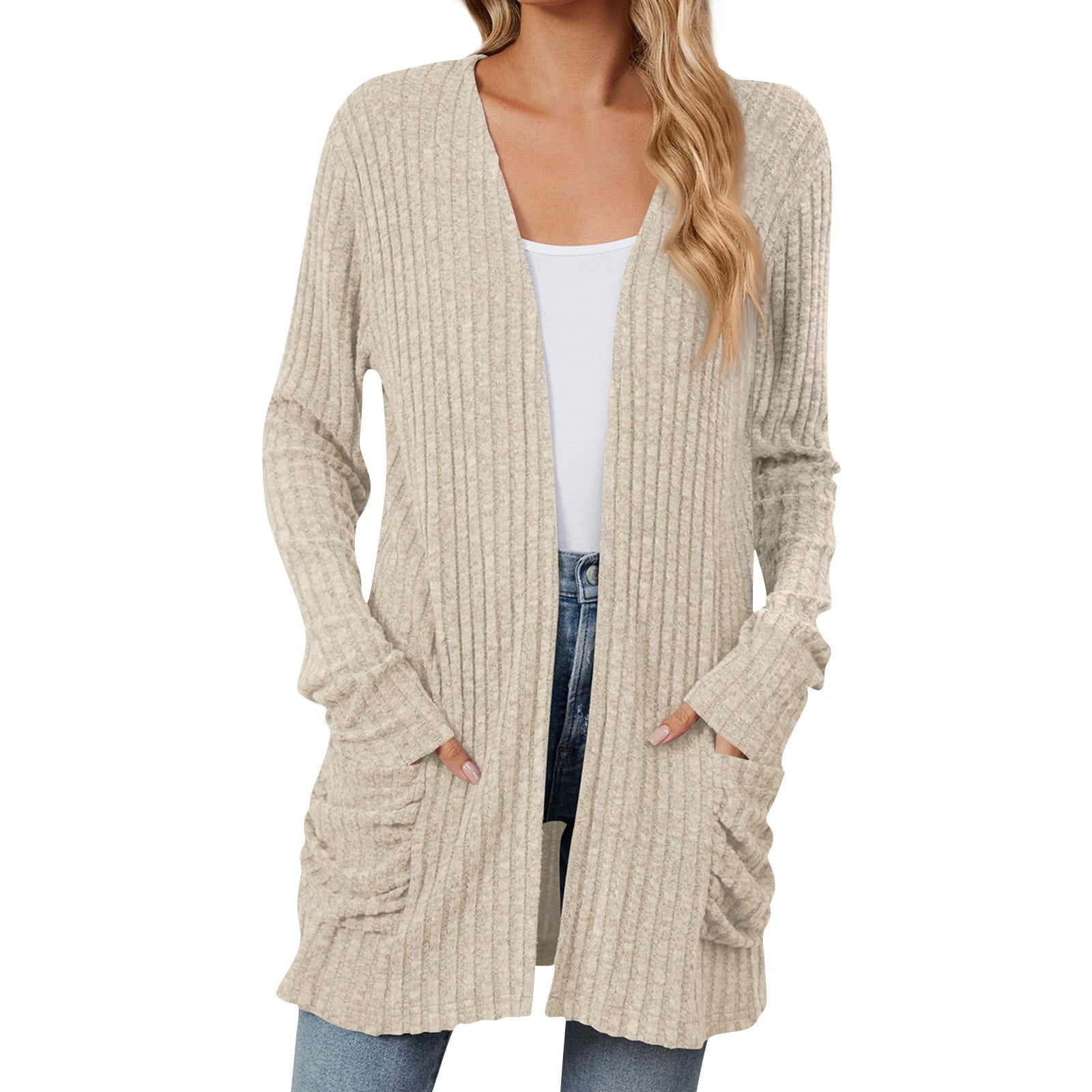 LISTHA Women's 2024 Fall Lightweight Cardigan Long Sleeve Open Front ...