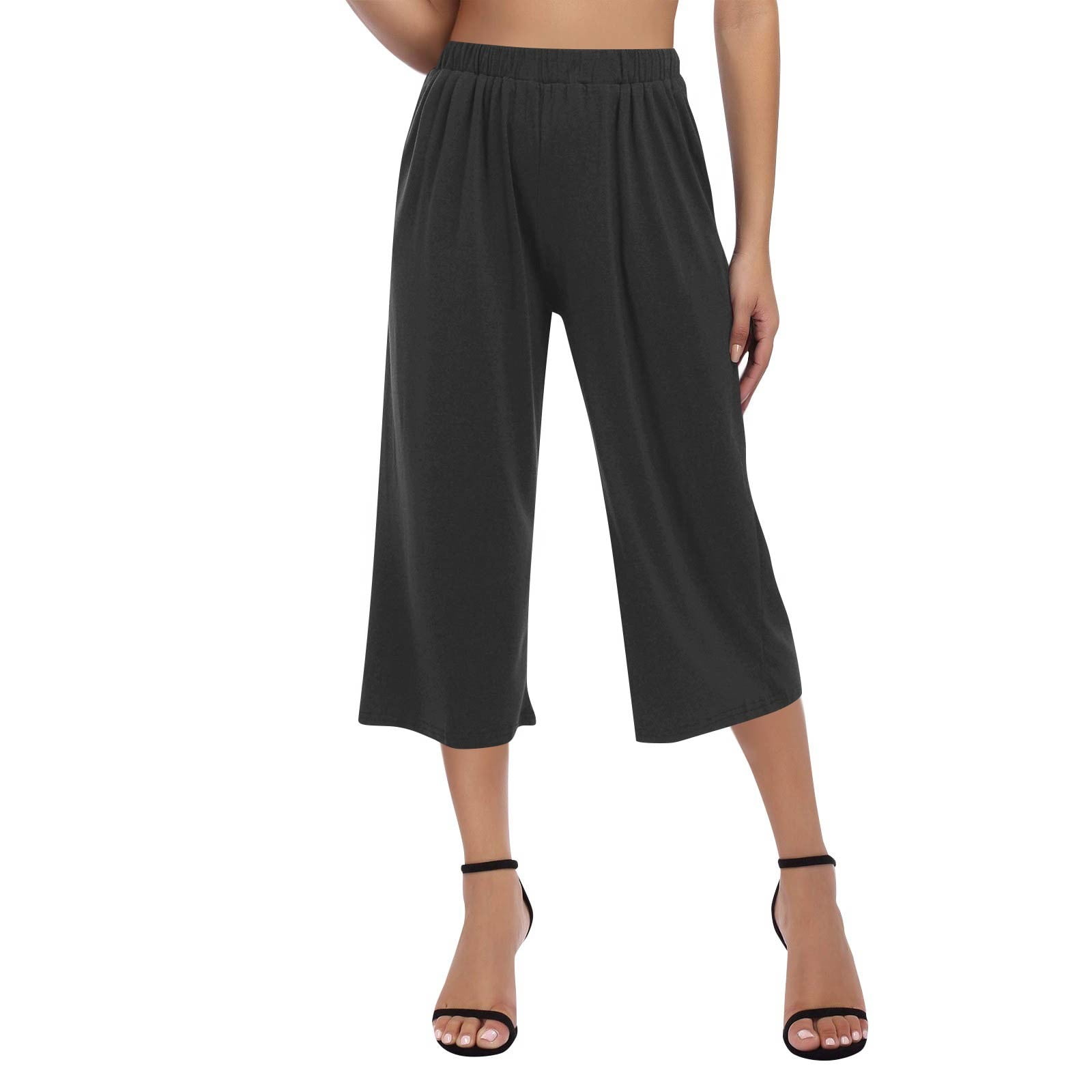 LISTHA Womens Capris Lightweight Casual Summer Capri Shorts Hiking Yoga ...