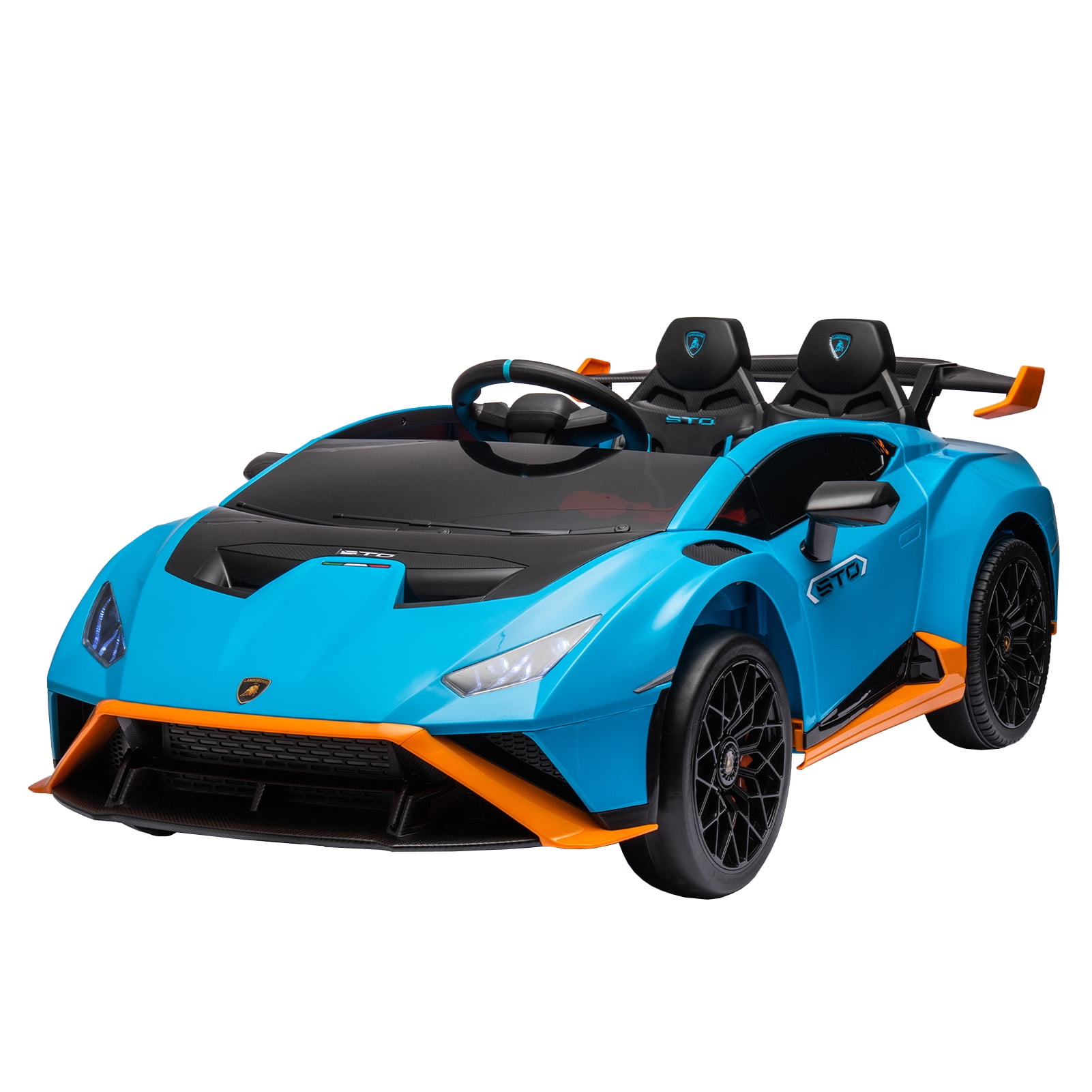 LISUEYNE 24V Lamborghini STO Electric Ride Car for Kids, Remote Control ...