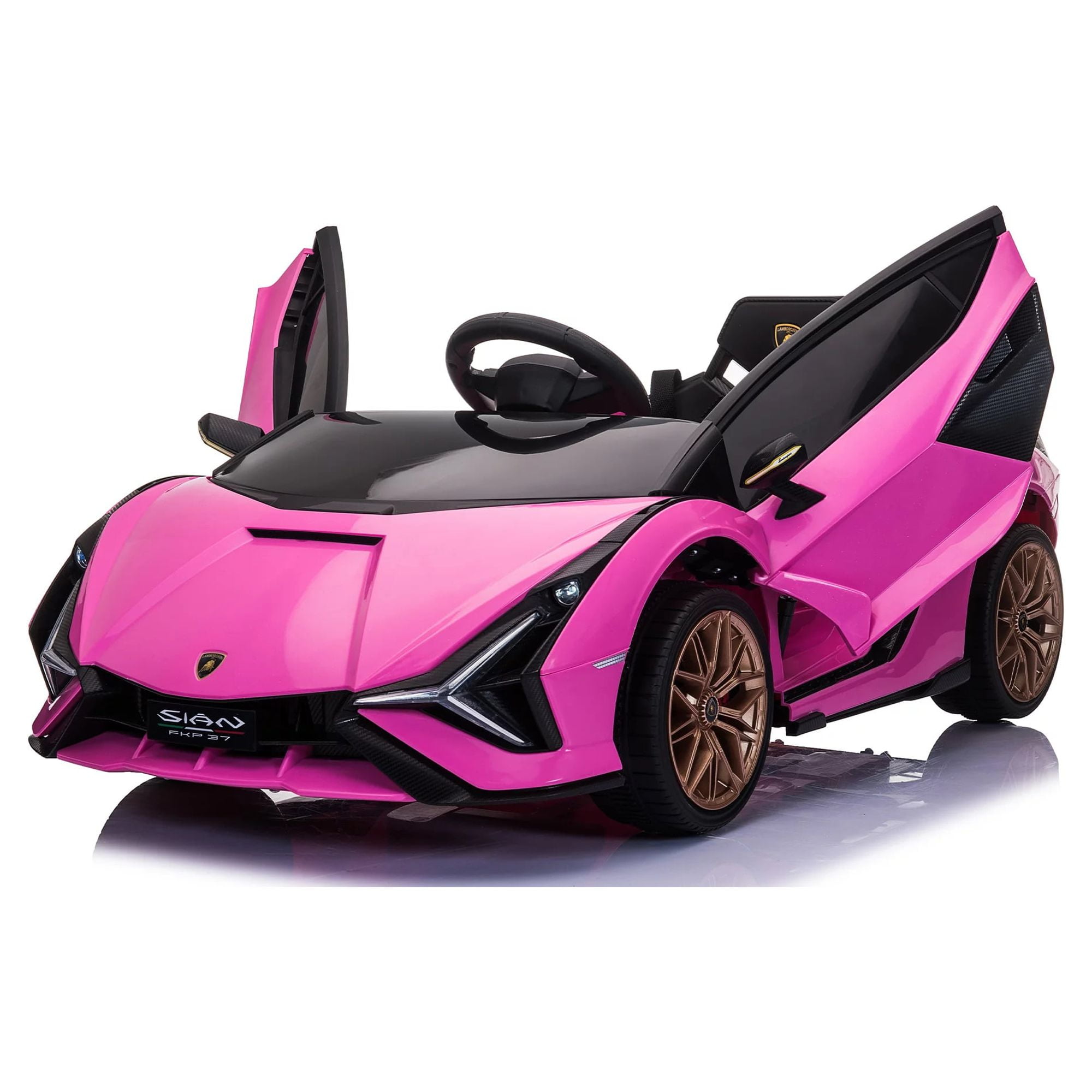 LISUEYNE 12V Kids Lamborghini Sports Car Toy, Remote Control, Baby Ride ...