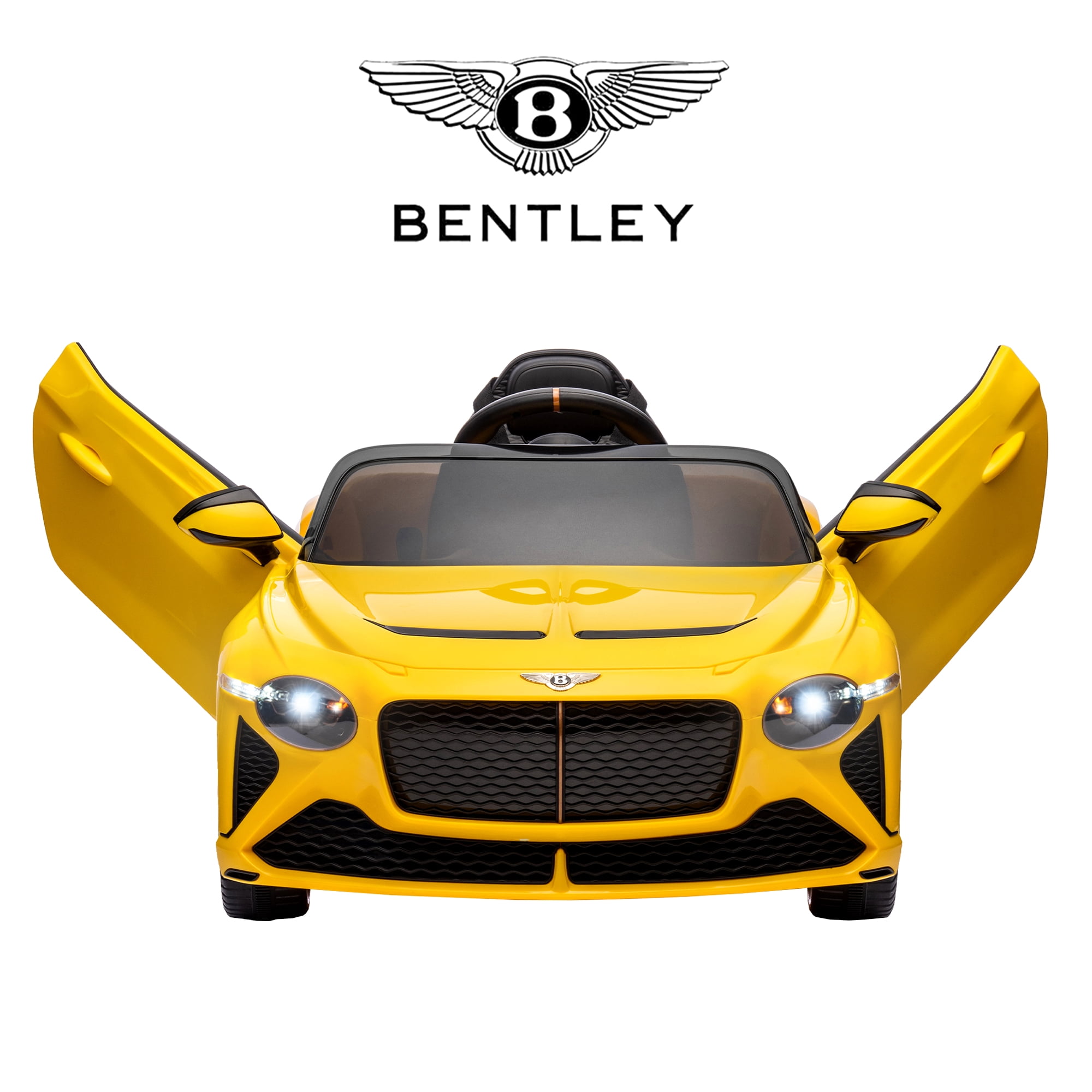 Bentley Mulsanne 12V Kids Ride on Car, Electric Toy with Remote Control, Bluetooth Motor, Music ...