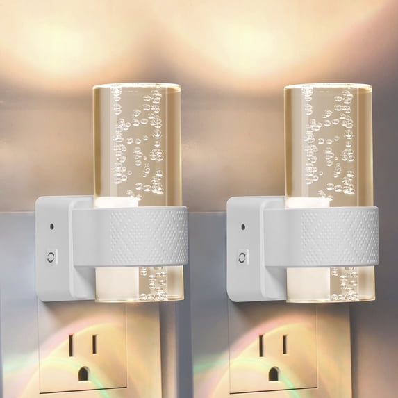 LISUNAR LED Plug in Night Lights,Decorative Dimmable Nightlight with ...