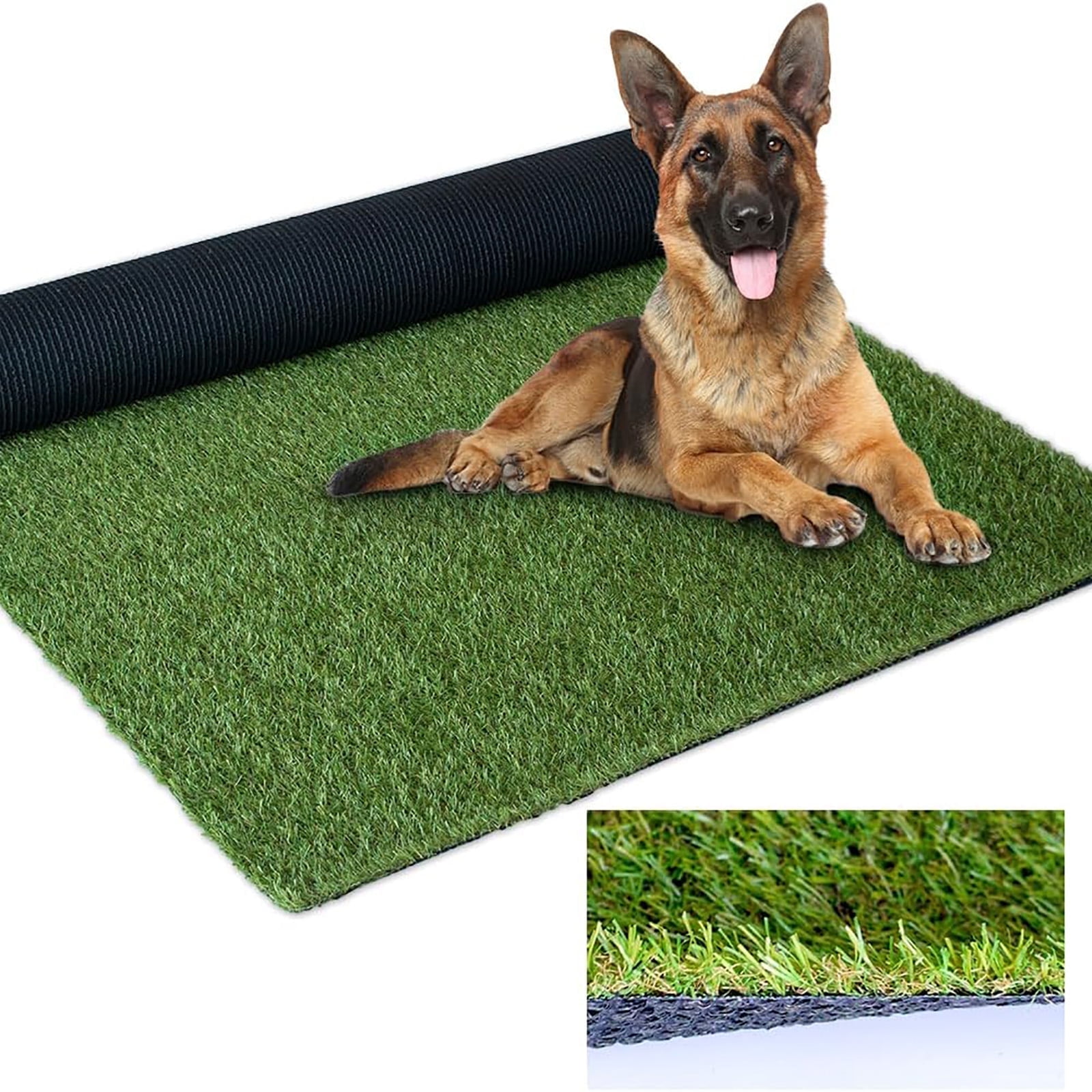 LITA 8' x 14' Indoor Outdoor Artificial Grass Turf Rug for Patio Garden ...