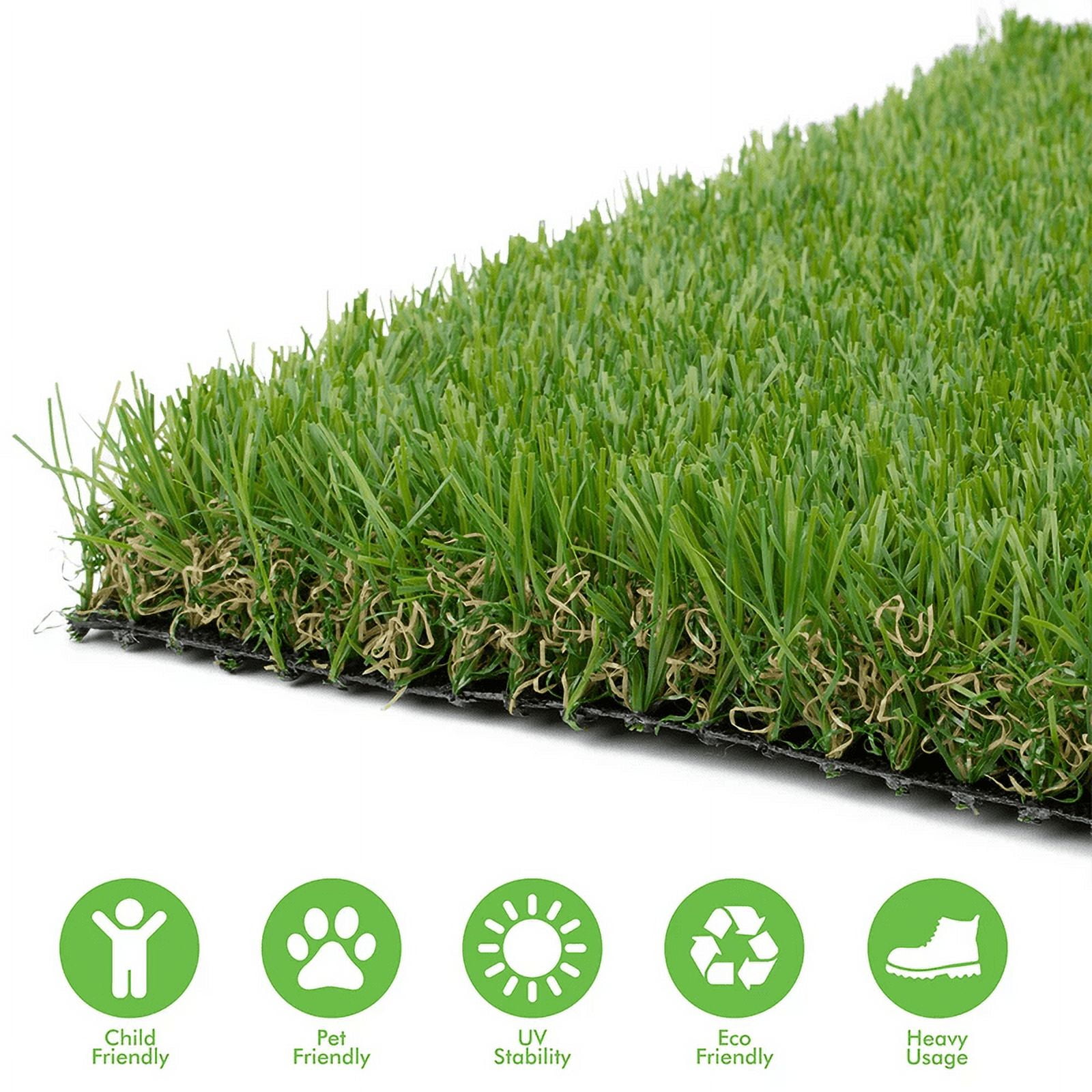 LITA Premium Artificial Grass 11'x26' - Realistic Deluxe Turf for ...