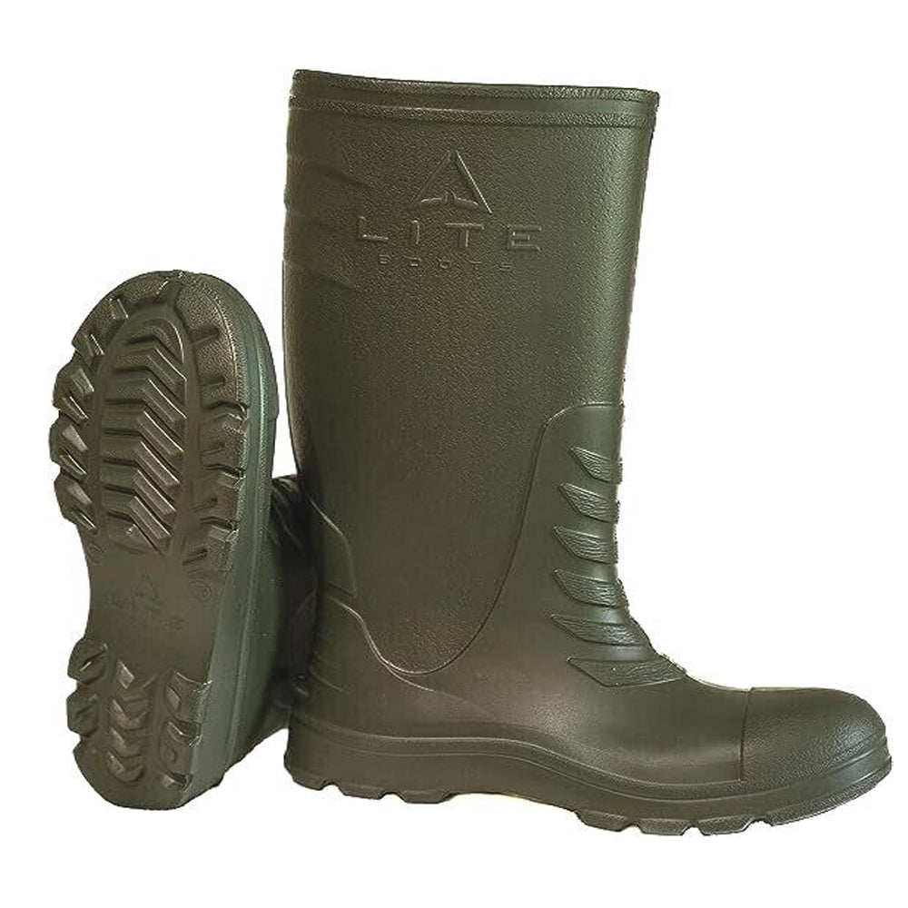 LITE BOOTS Lightweight Waterproof Boots, Men's Knee High All Weather ...