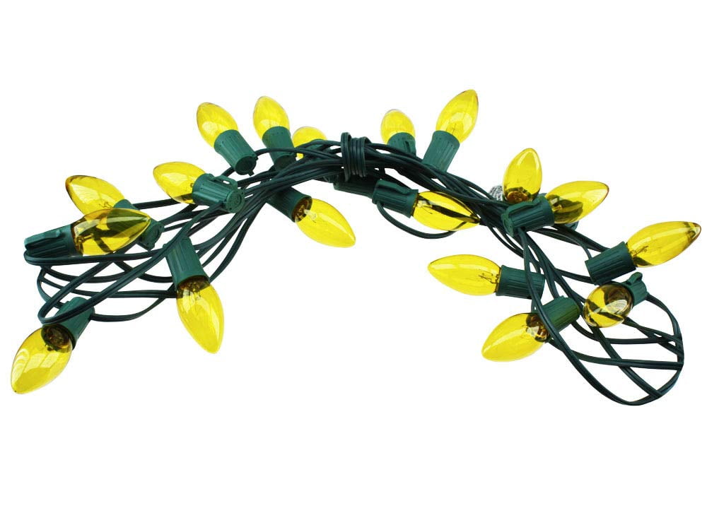 LITE-WAY Holiday Indoor/Outdoor String Lights, 25’ Pro-Series ...