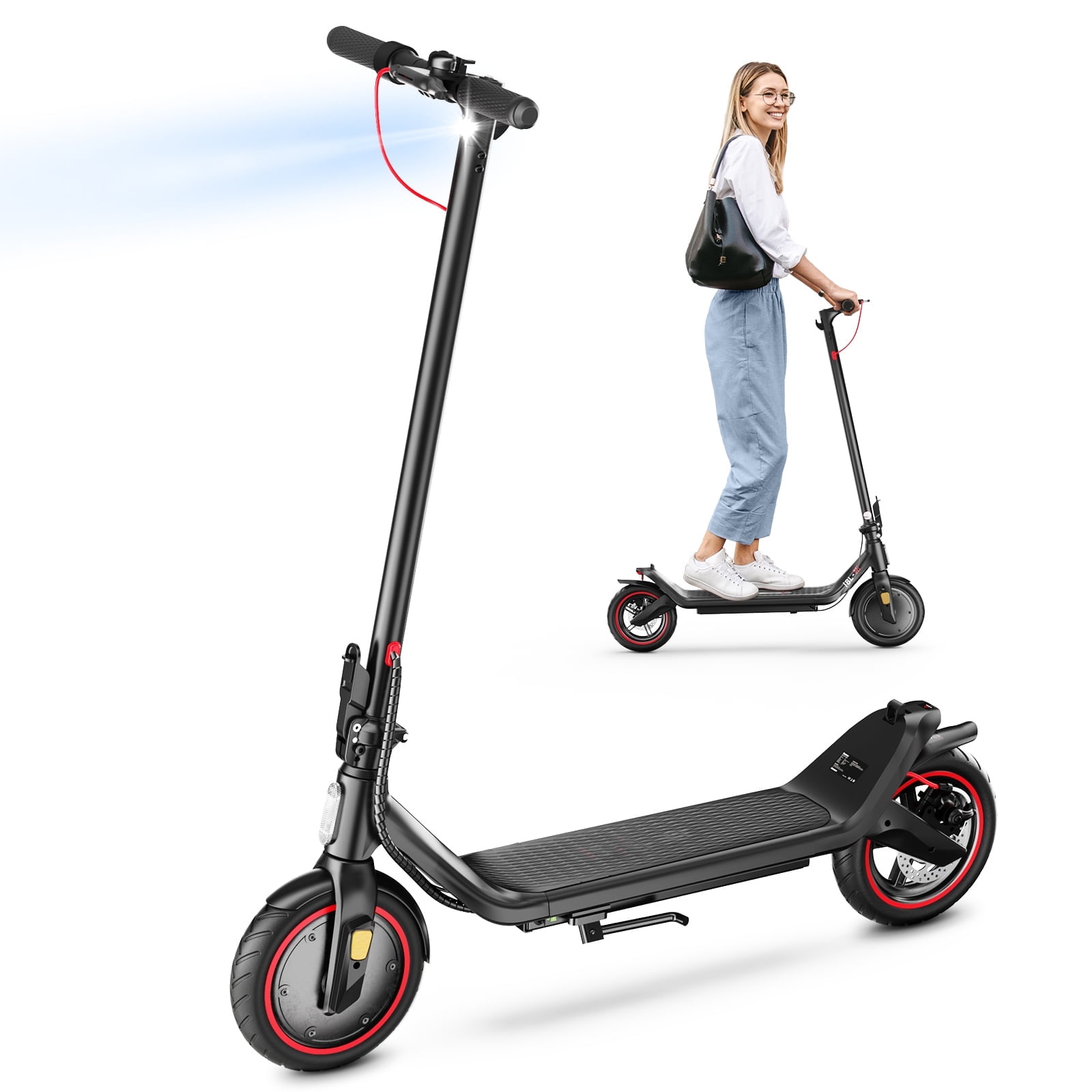 350W Electric Scooter for Adults, 18 Miles Range, 18 Mph Top Speed ...