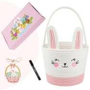 White Easter Basket with Blue Liner - Walmart.com