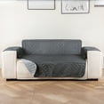 LITERRA Water Resistant Reversible Couch Cover for Dogs, 3 Cushion Sofa ...