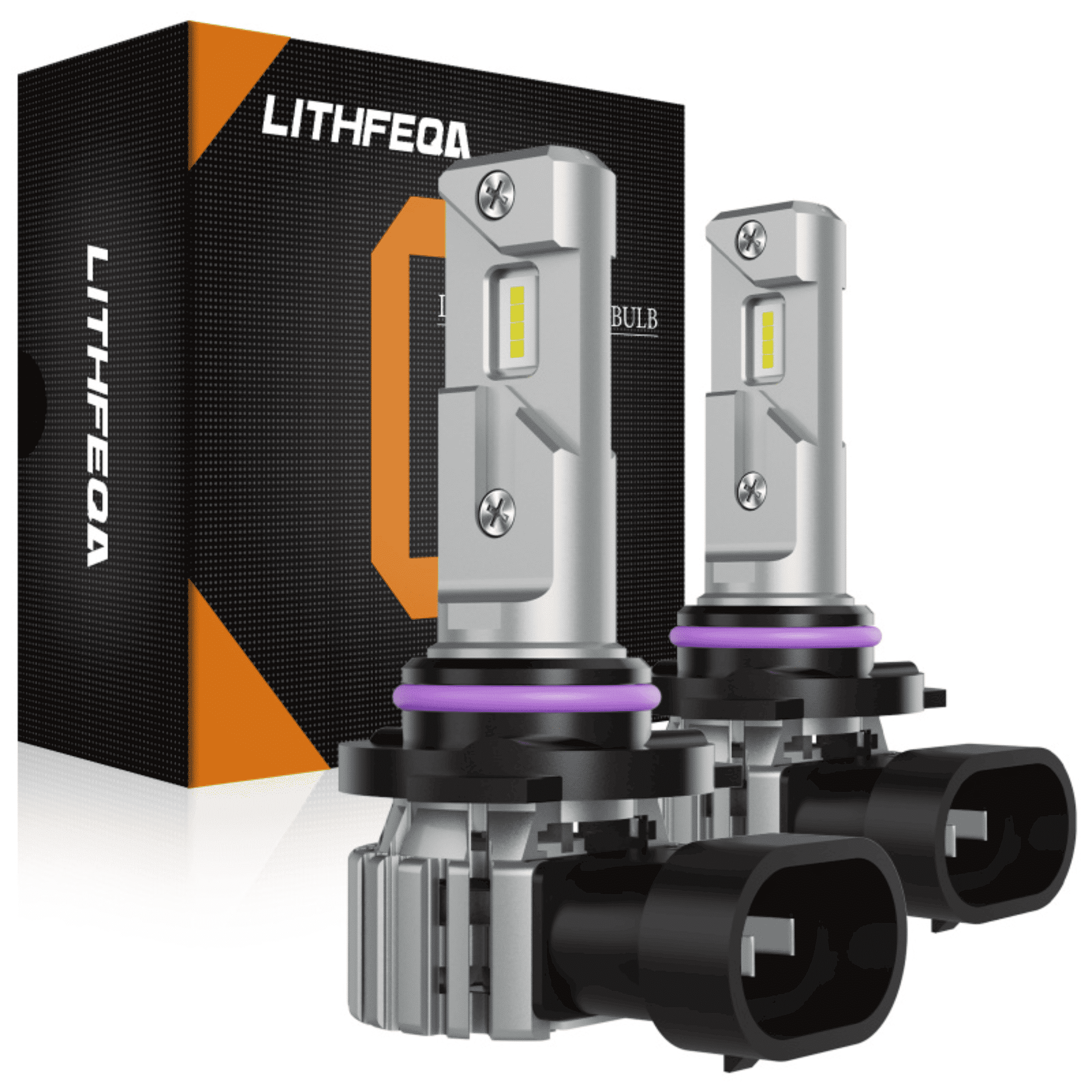 LITHFEQA 9005 LED Automotive Headlight, 20,000 LM Plug and Play 6000K ...