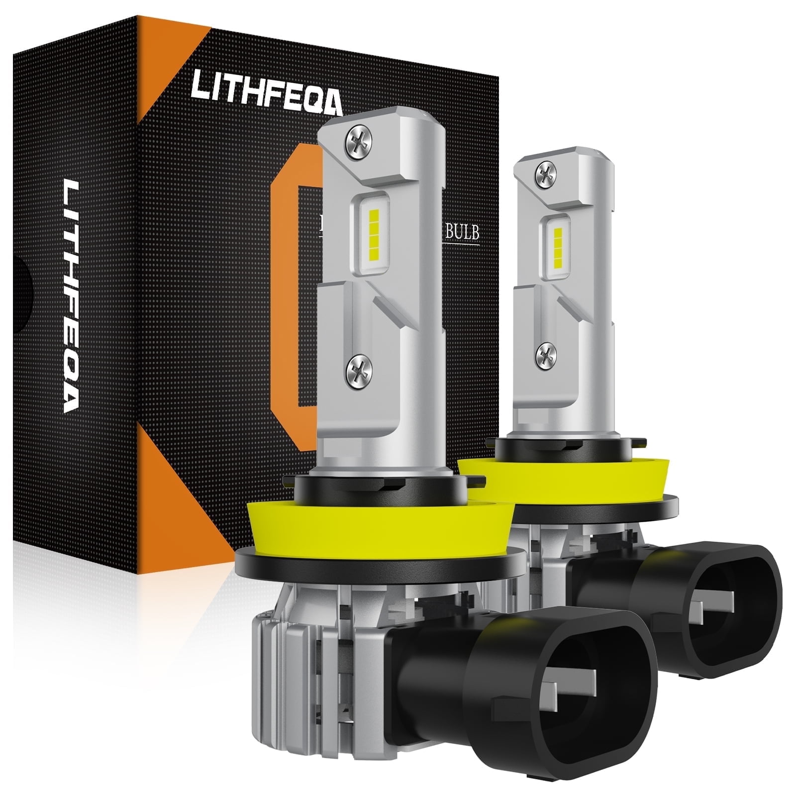 LITHFEQA H11 LED Automotive Light Bulb, 20,000 LM Plug and Play 6000K ...