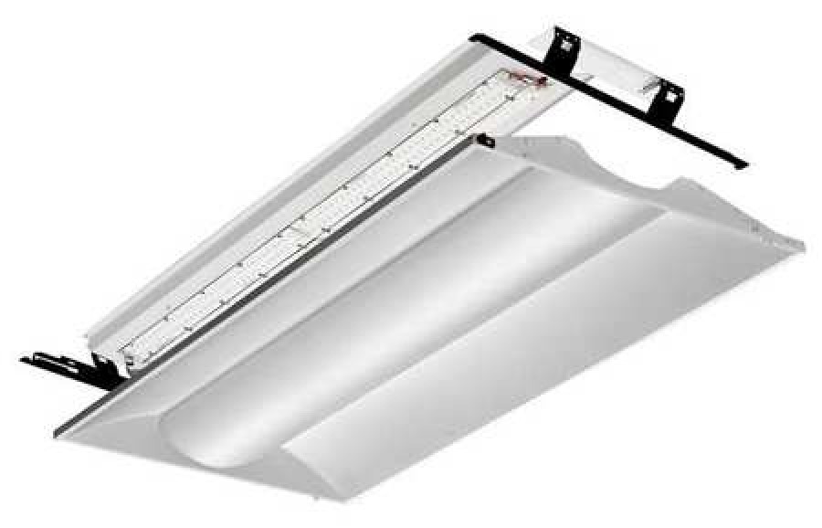 Lithonia Lighting LED Parabolic Retrofit Kit,48"L,39.1W 2VTL4R 48L ADP EZ1 LP840 - Walmart.com