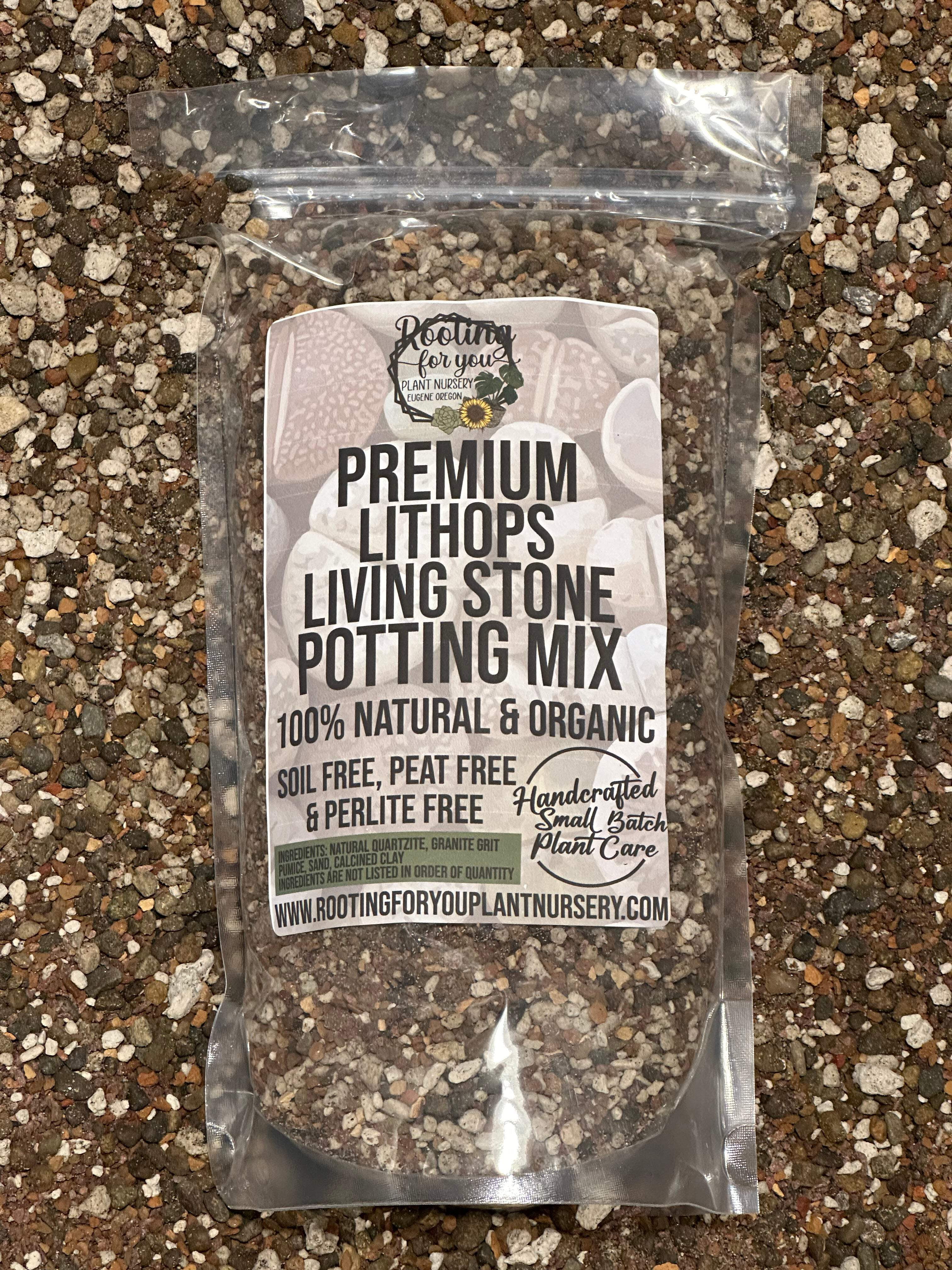 Lithops Living Stone Premium Potting Mix - Walmart.com