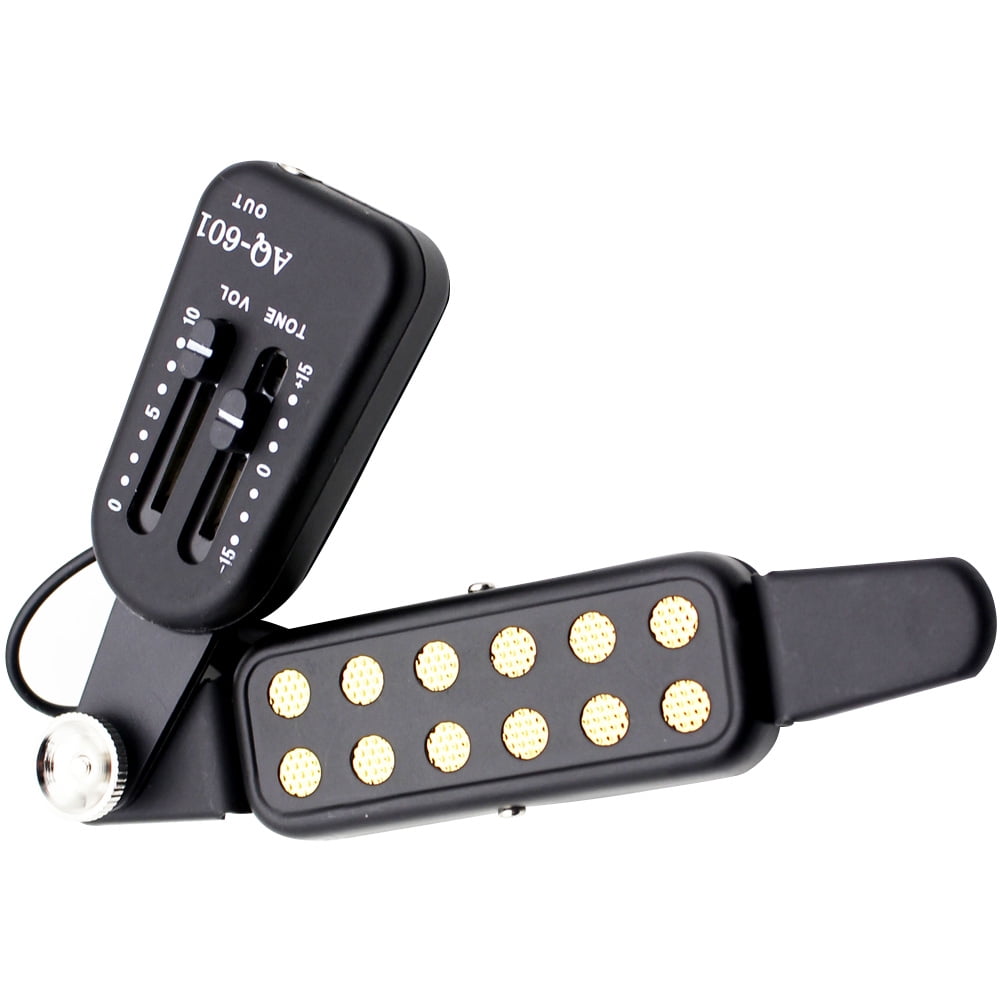 LITINKIMI 1Pcs Golden Abs Metal Portable Guitar Pickup for Professional ...