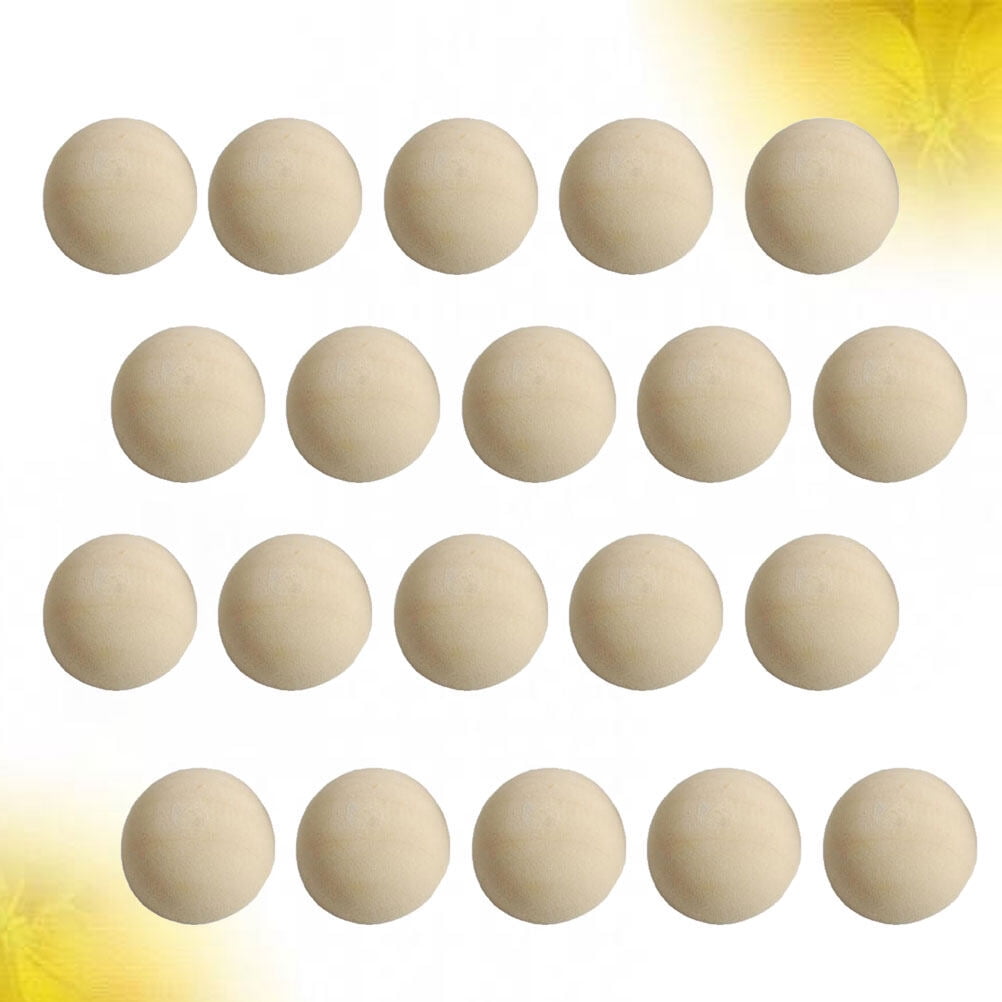 LITINKIMI 200Pcs Small Balls for Kids in Wooden Material for Diy ...