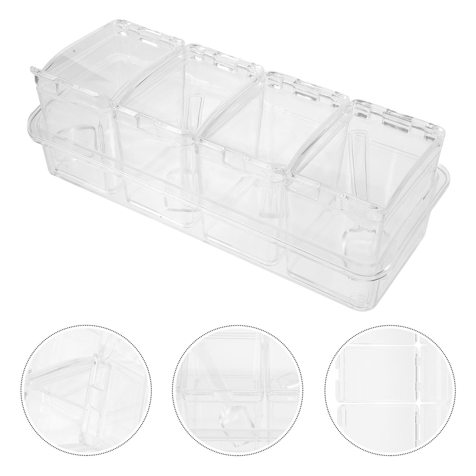 LITINKIMI 23Pack Spice Box For Kitchen Use With Lid And Compartments ...