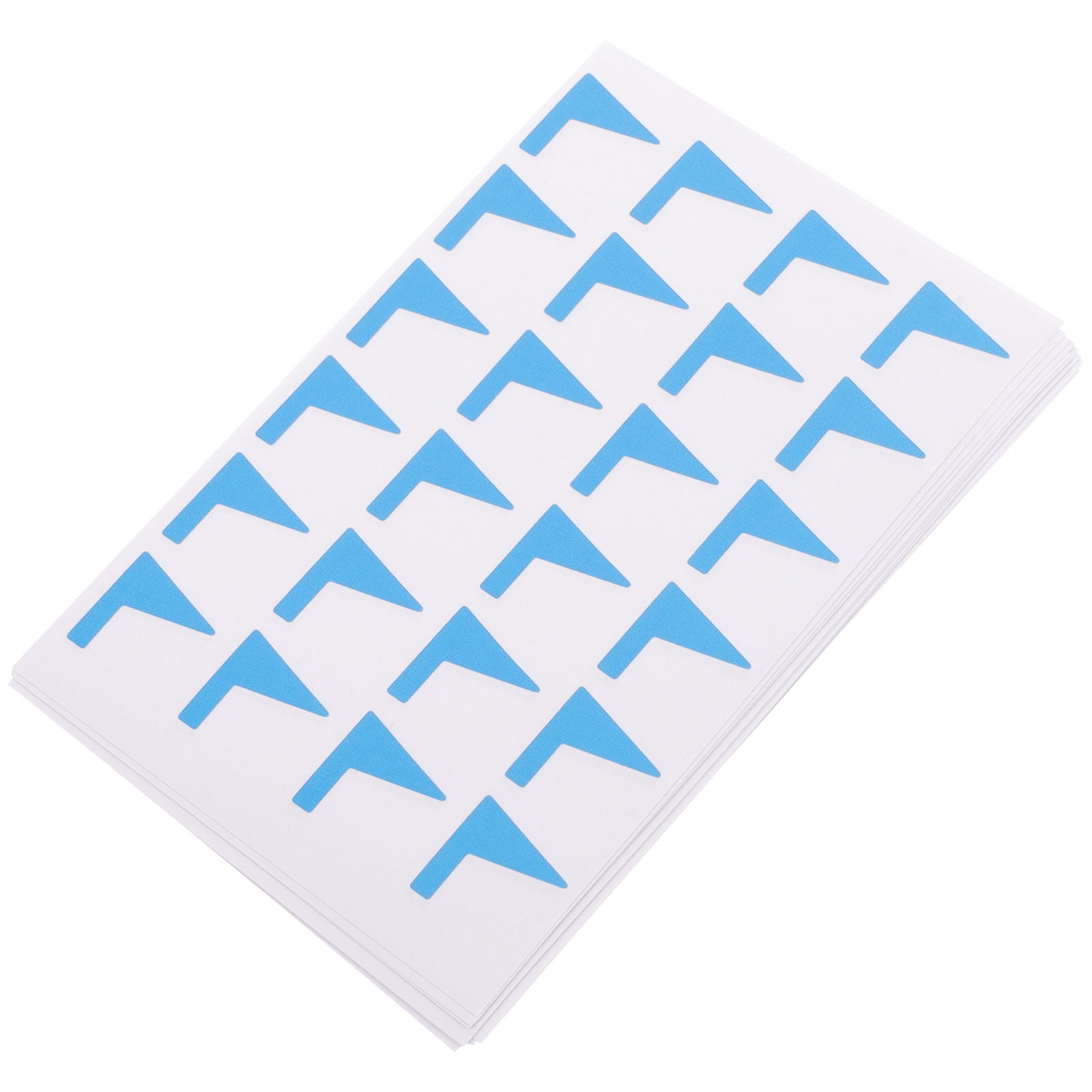 LITINKIMI 288Pcs Flag-Shaped Small Stickers Blue Paper Marking Labels ...