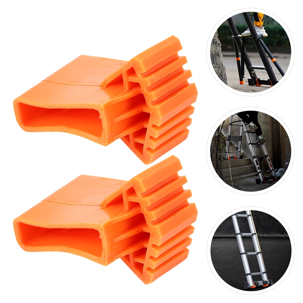 LITINKIMI 2Pcs Orange Ladder Feet for Folding Ladder with Nonskid Pad 9 ...