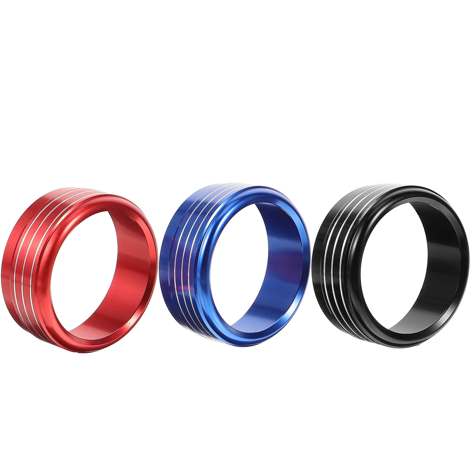 LITINKIMI 3Pcs Black Metal Air Conditioner Control Ring for Car Owners ...
