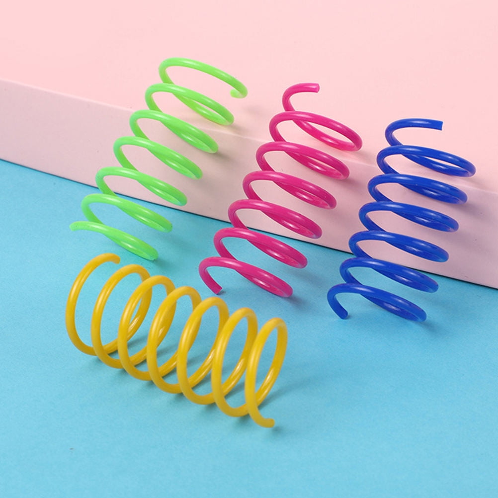 LITINKIMI 40Pcs Rubber Springs Kitten Spring Toys for Pet Owners ...