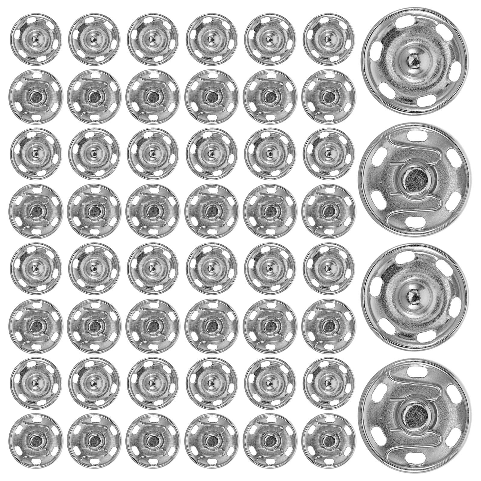 LITINKIMI 50Pcs Snap Fasteners for Fabric Closure for Sewing Projects ...