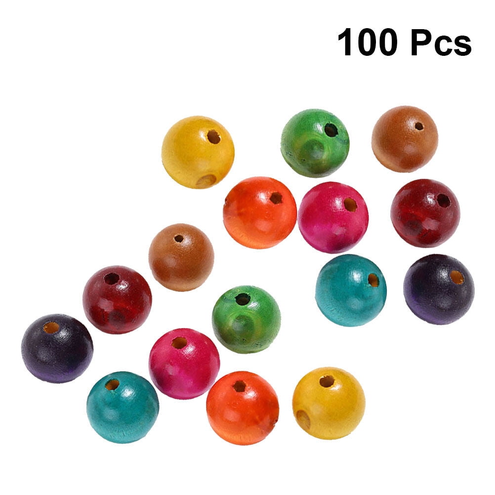 LITINKIMI 55Set Kids Bead Kit Jewelry Making Wood Craft Beads for DIY ...