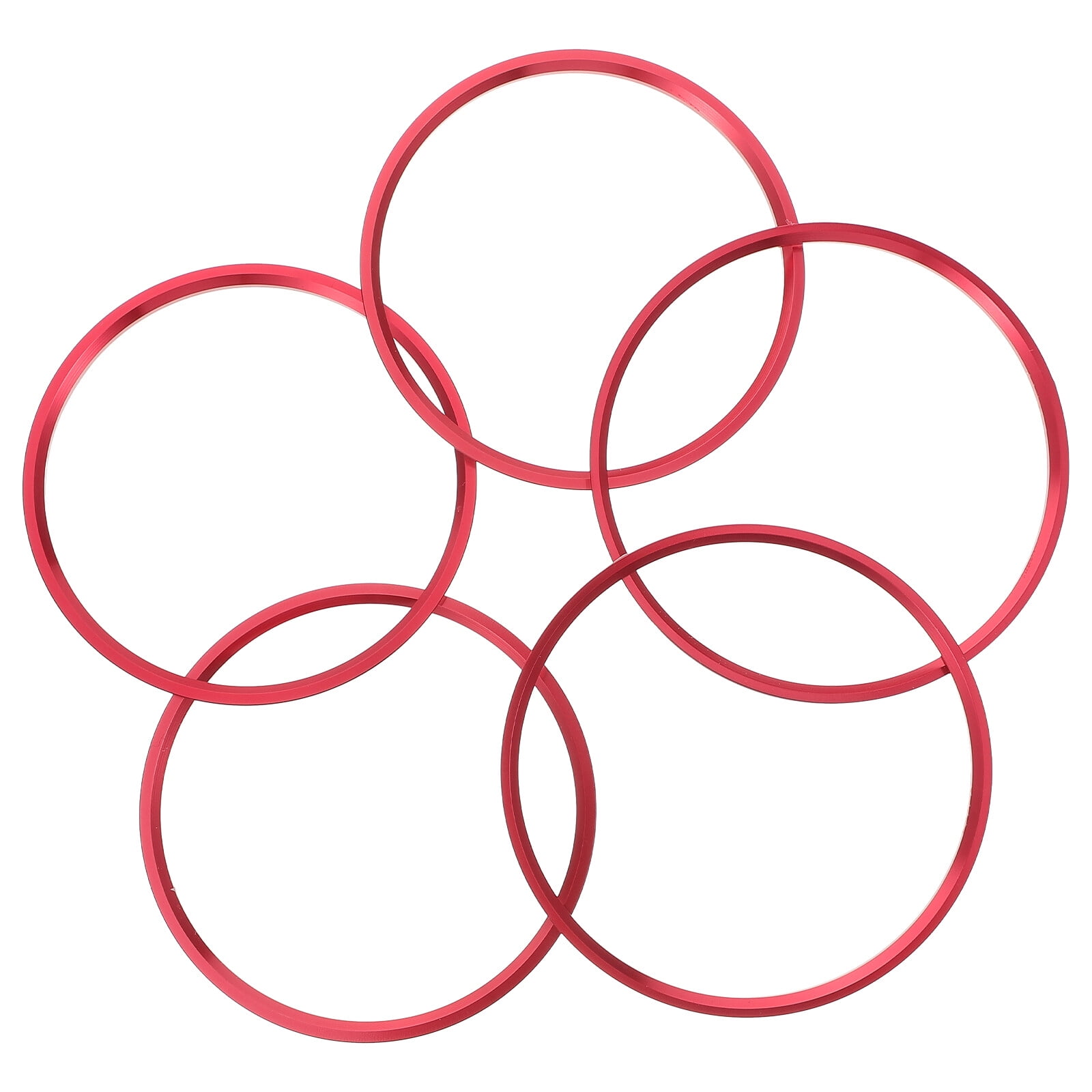 LITINKIMI 5Pcs Luxury Design Air Vent Ring for Car Air Conditioner Vent ...