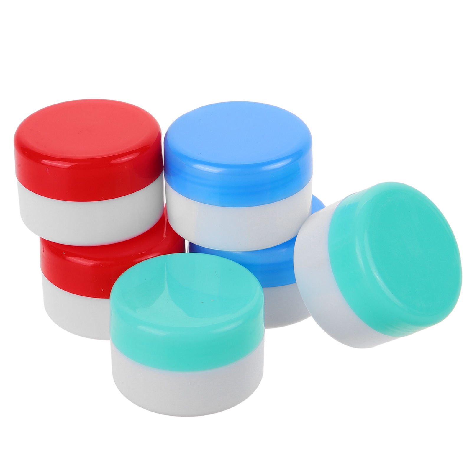 LITINKIMI 6Pcs Small Containers Assorted Color Refillable Cream Jars ...