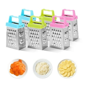 Zmeidao Mini Cheese Grater, Stainless Steel Box Grater with Handle ...