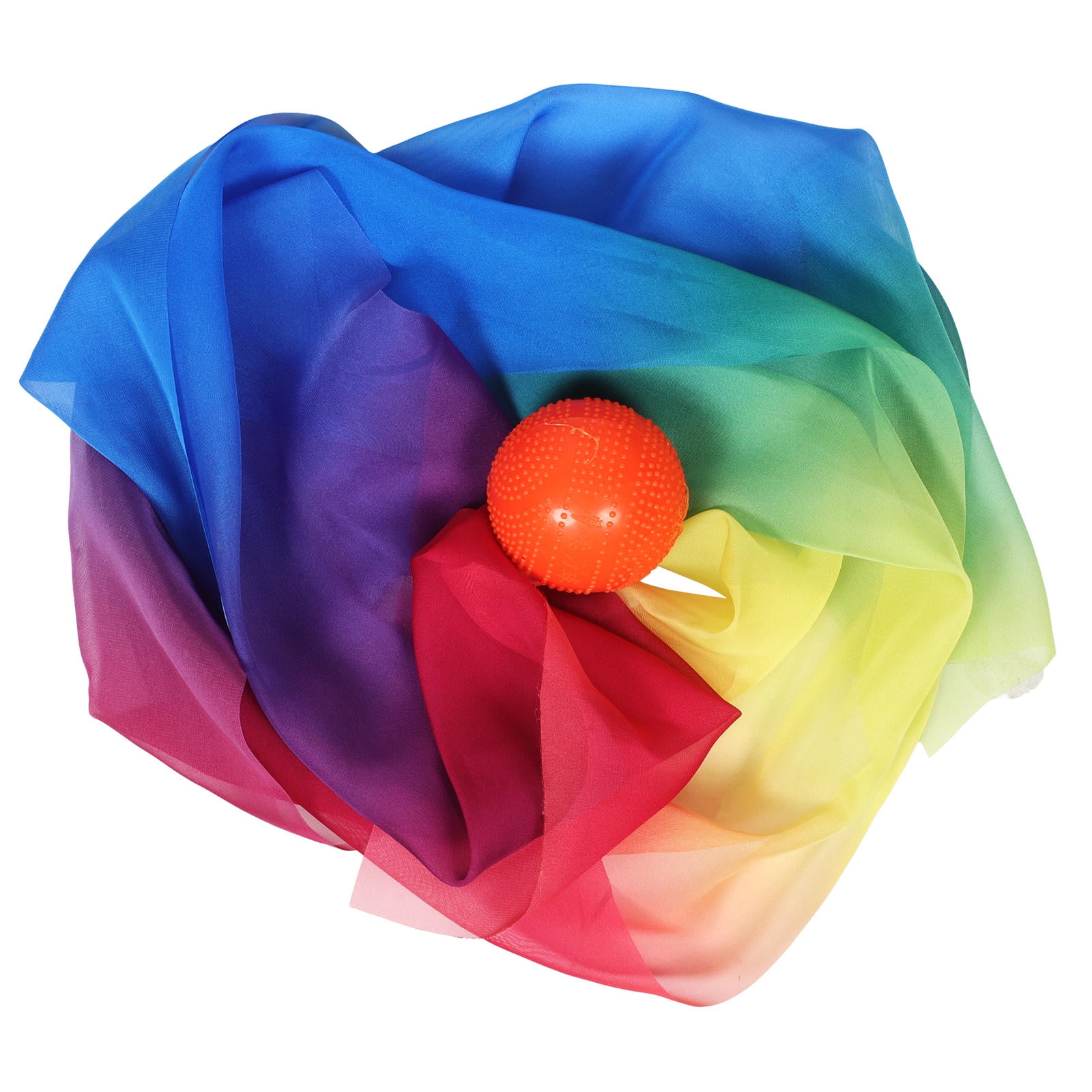 LITINKIMI Colorful Gym Ribbon Ball Cloth Exercise Ball for Competition ...