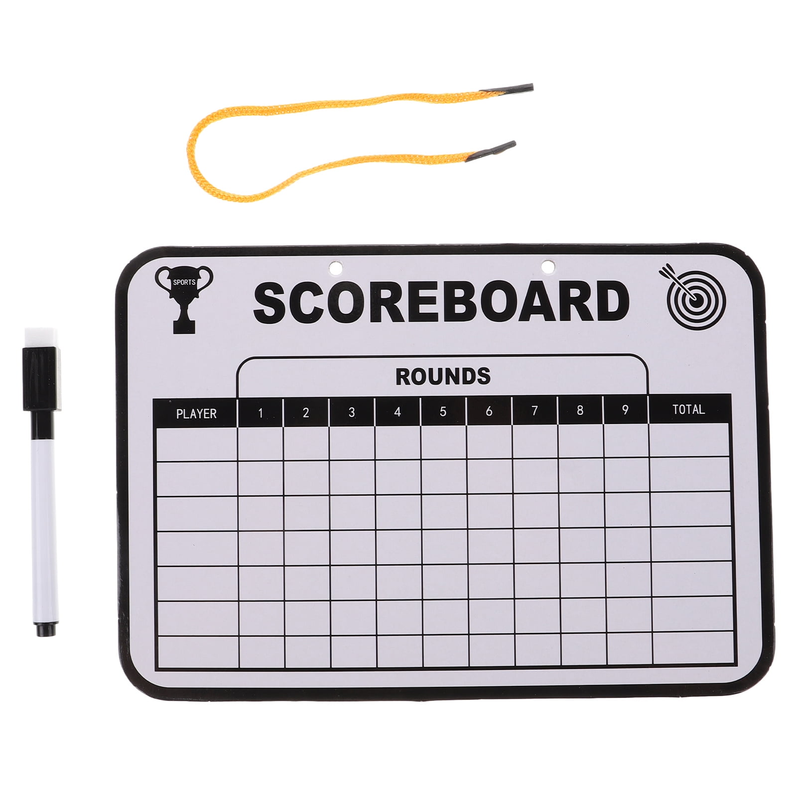 LITINKIMI Erasable Golf Scorecard Board with Hanging Dry Erase and 1 ...