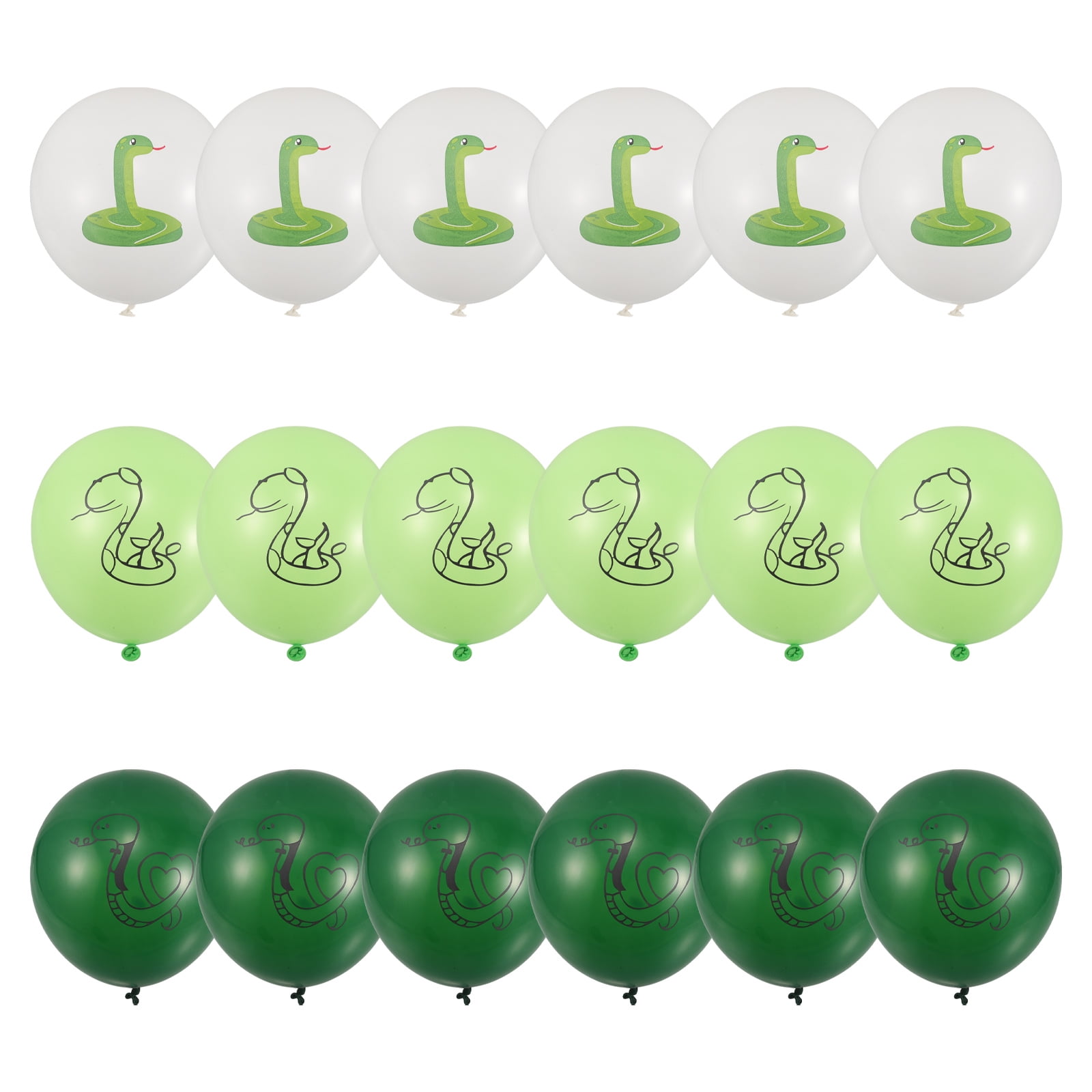 LITINKIMI Snake Themed Party Decoration 18Pcs Hanging Latex Balloons ...