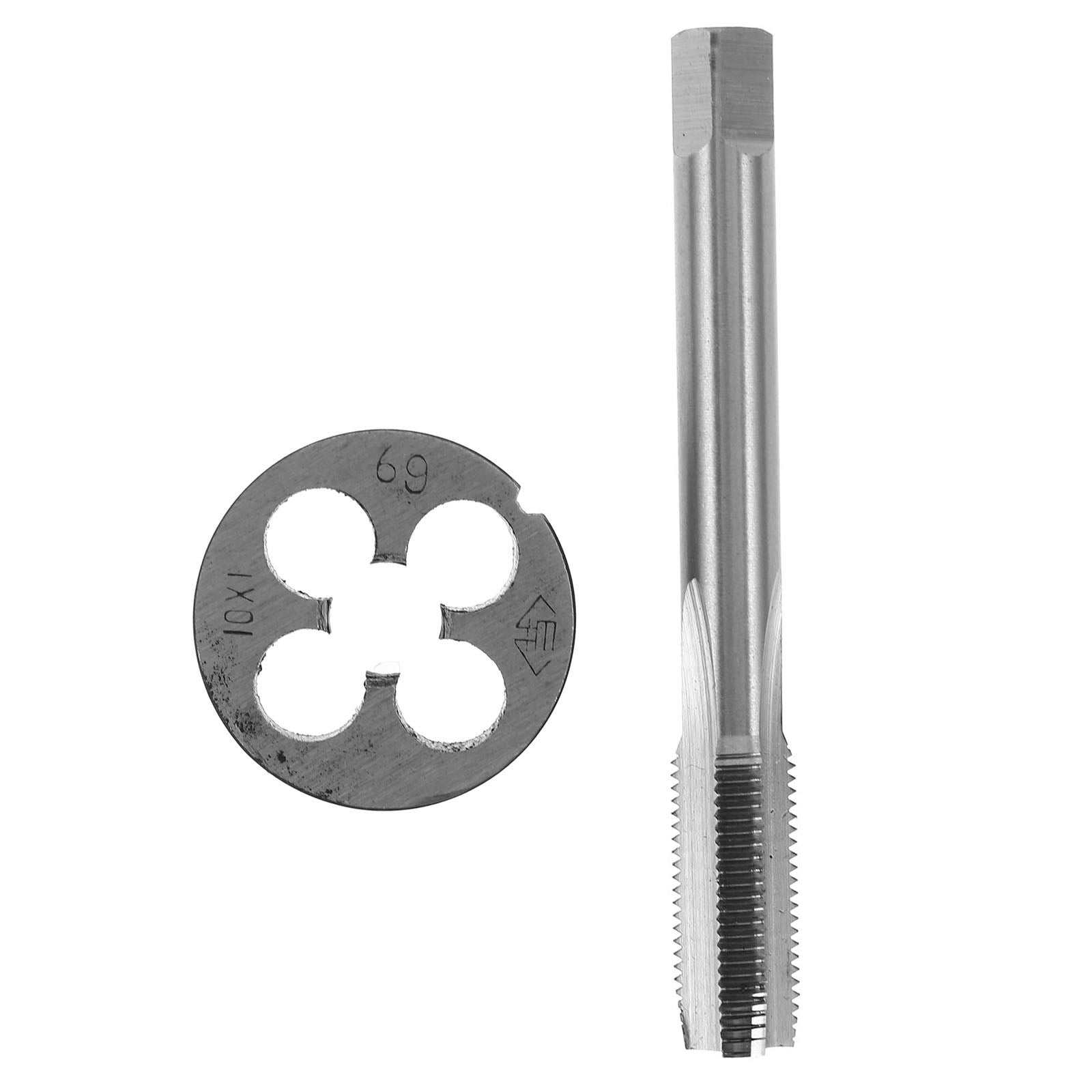 Hemobllo High Speed Steel M10 x 1 Metric Thread Tap and Die Set with ...