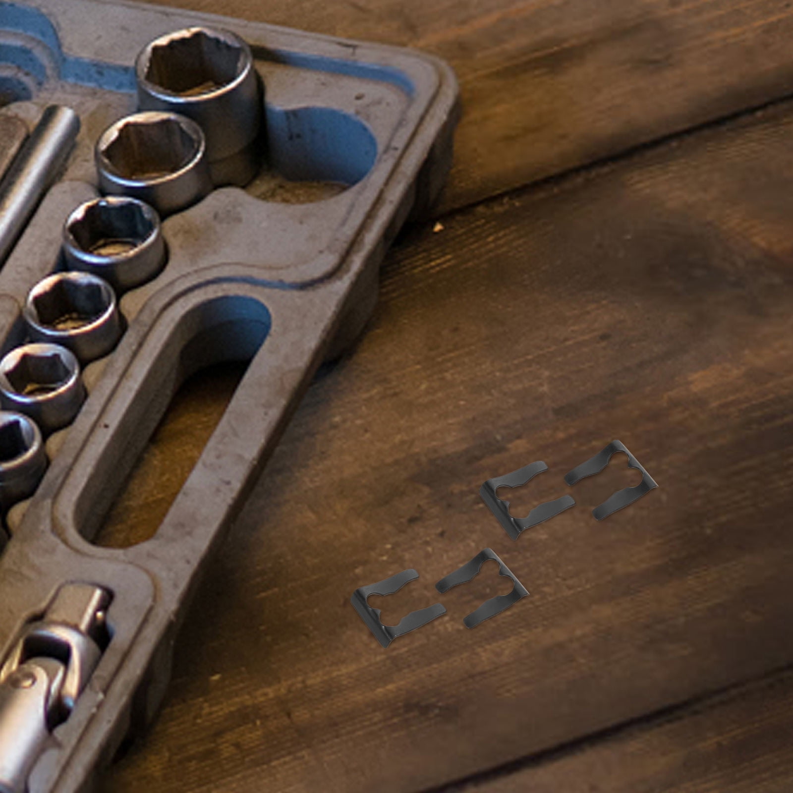 LITINKIMI U Shaped Black Iron Brake Line Clips 10Pcs for Enhanced ...