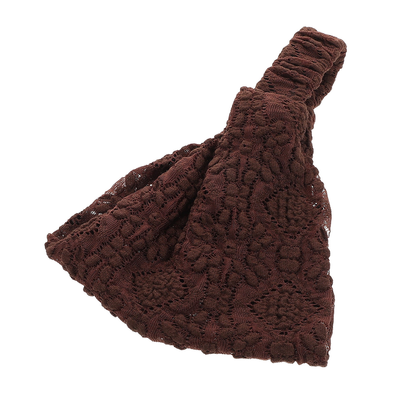 LITINKIMI Wide Lace Dark Brown Headband, Stretchy and Comfortable ...