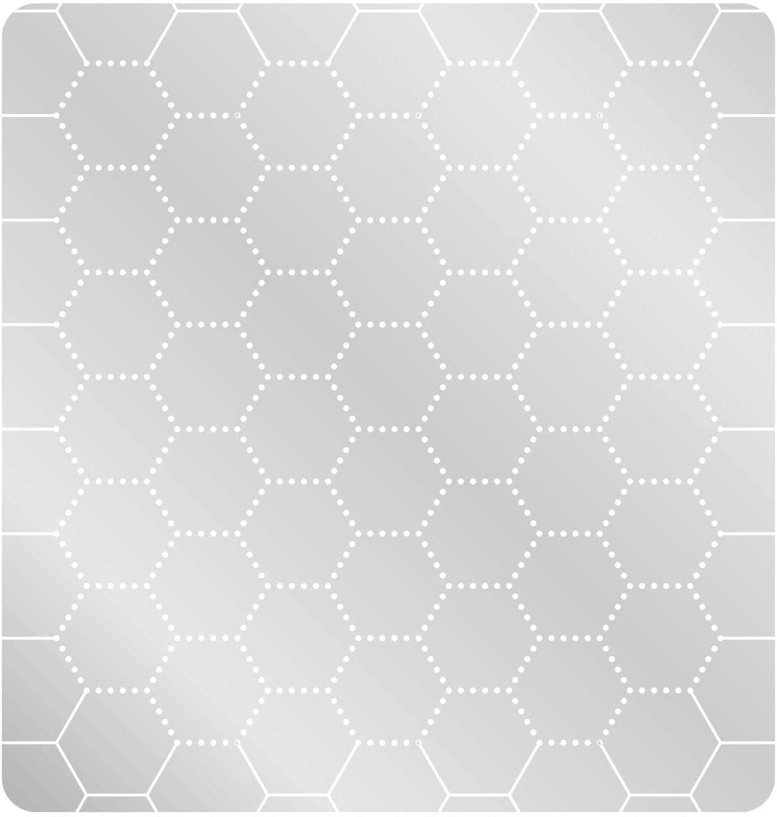 LITKO 1.5-inch Hex Grid Stencil, Dot Pattern - Walmart.com