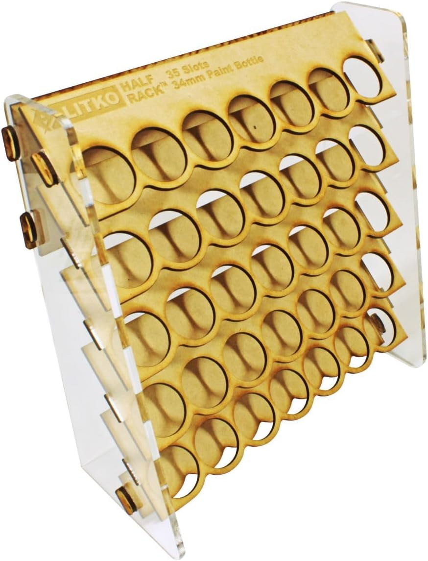 LITKO Paint Organizer Storage Rack Miniature Model Hobby Paint Station ...