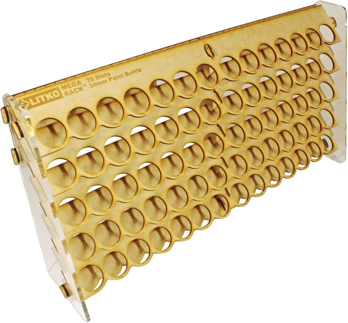 LITKO Paint Organizer Storage Rack Miniature Model Hobby Paint Station ...