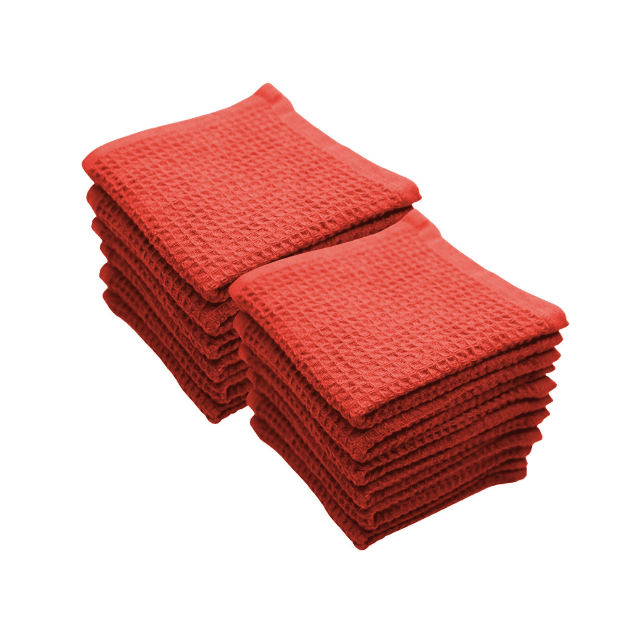 LITO LINEN AND TOWEL 100% Cotton Fine Waffle Weave Washcloths ,Ultra ...