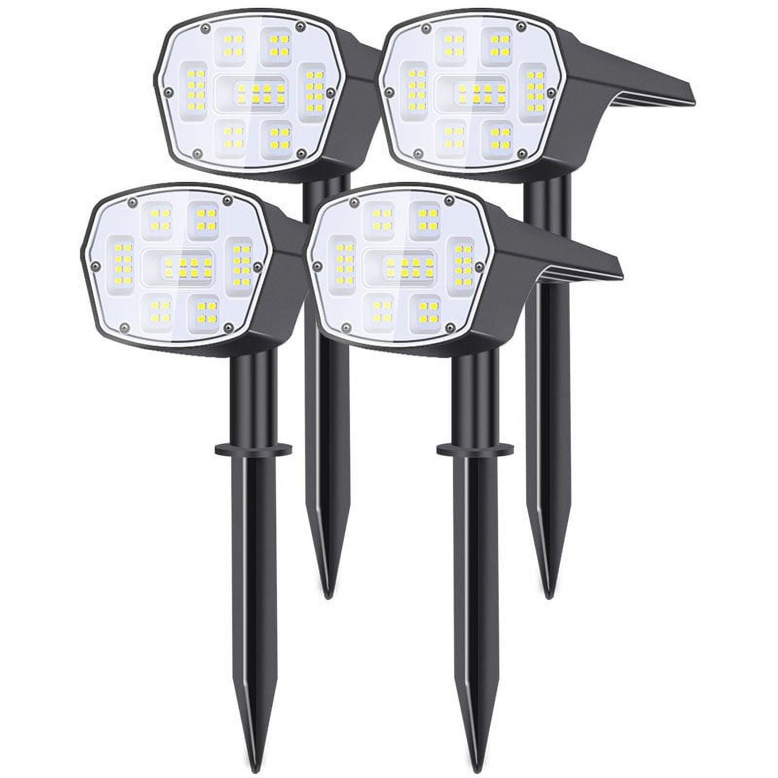 LITOM 40 LED Solar Lights Landscape Spotlight Outdoor Yard Garden Lamp ...