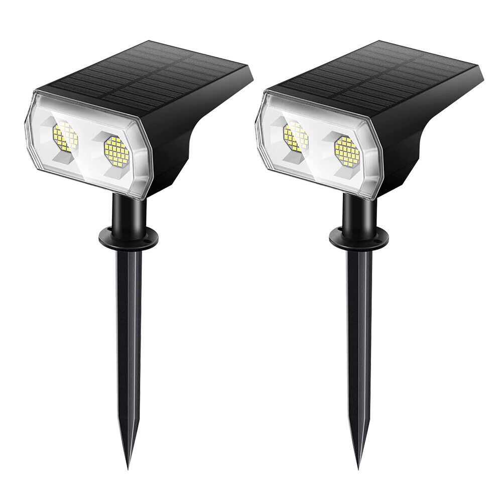 LITOM 48LED Solar Landscape Spotlights, IP65 Upgraded Solar Spot Lights ...