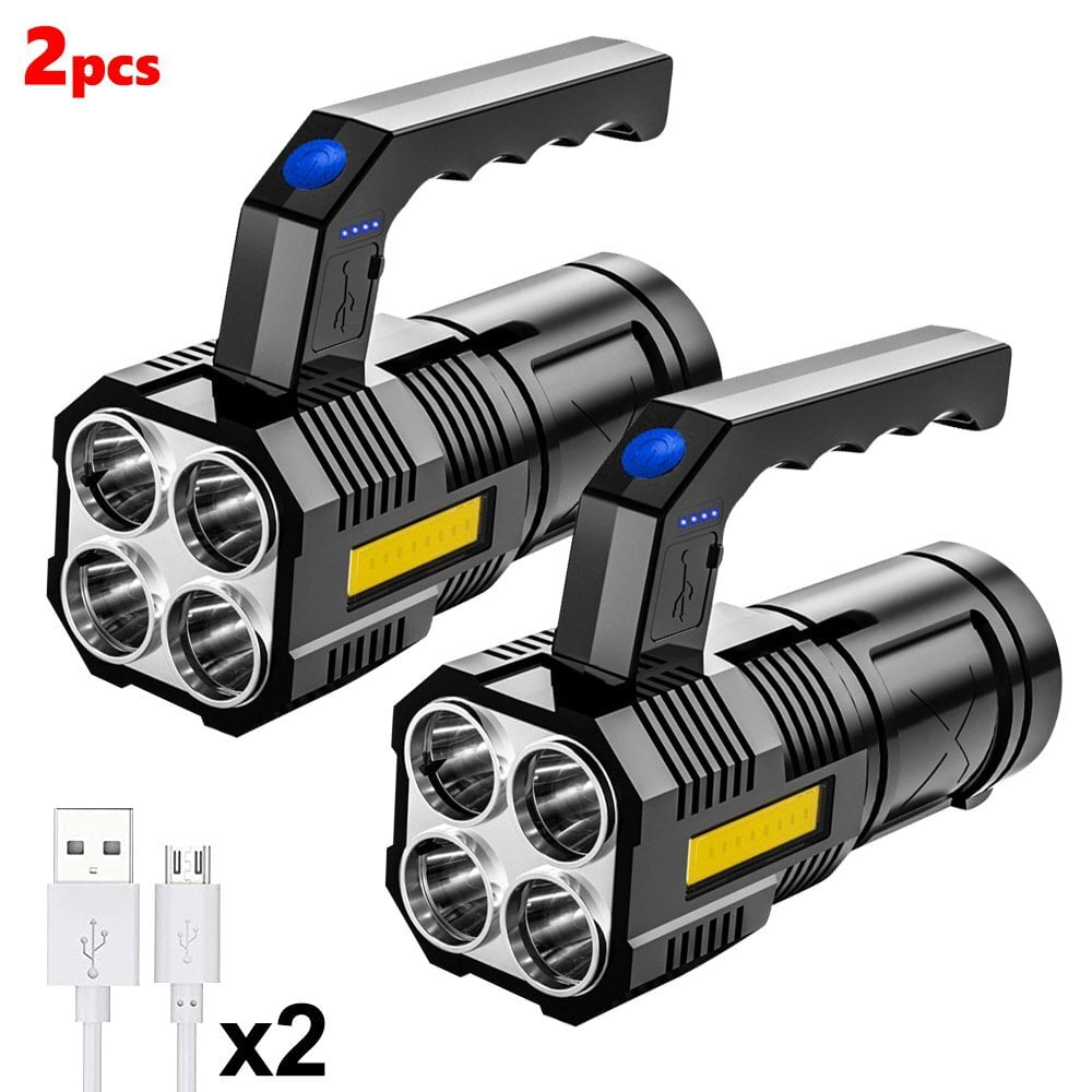 LITOM LED Rechargeable Searchlight Portable Super Bright Handheld ...