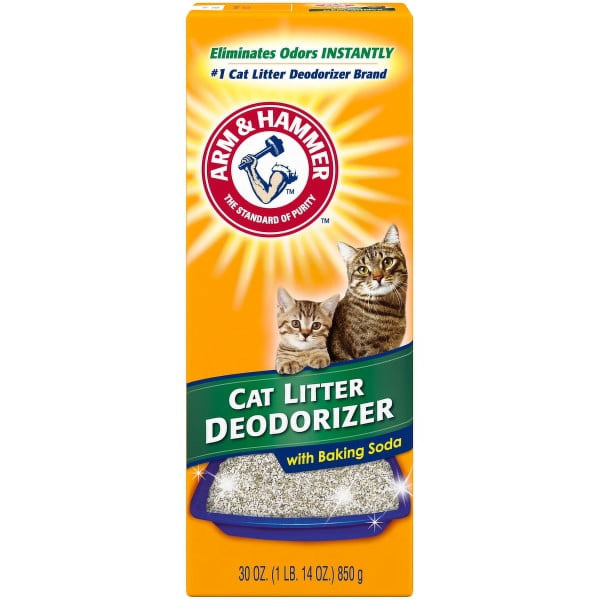 Arm & Hammer Cat Litter Deodorizer Powder, 30 oz, Box - Walmart.com
