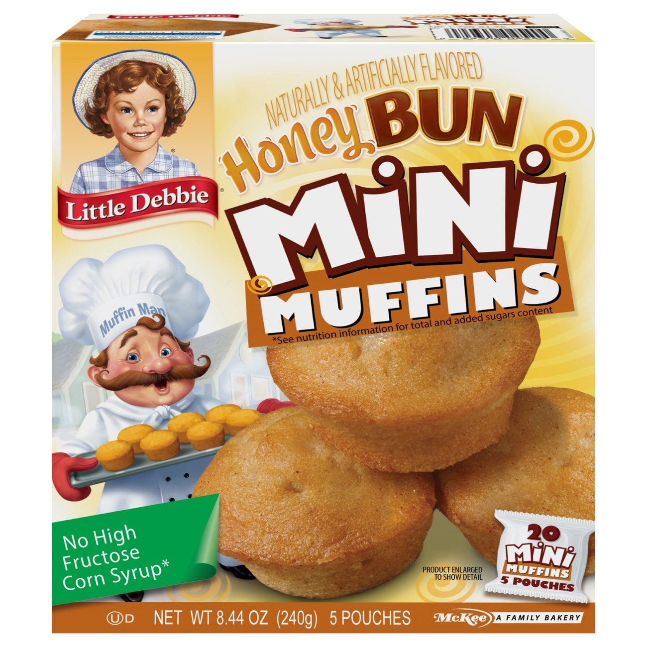 LITTLE DEBBIE Honeybun Mini Muffins - 5 ct - Walmart.com